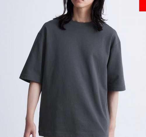 Футболка Uniqlo Airism серая