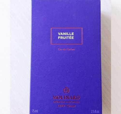 Туалетная вода Molinard Vanille Fruetee Франция