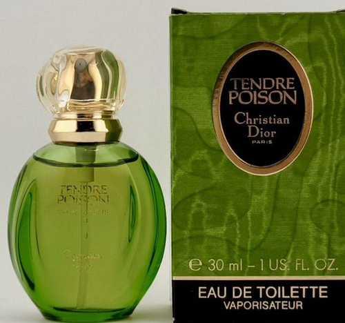 Christian dior tendre poison edt 30 мл винтаж 1996