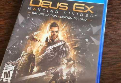 Deus ex mankind divided day one edition ps4