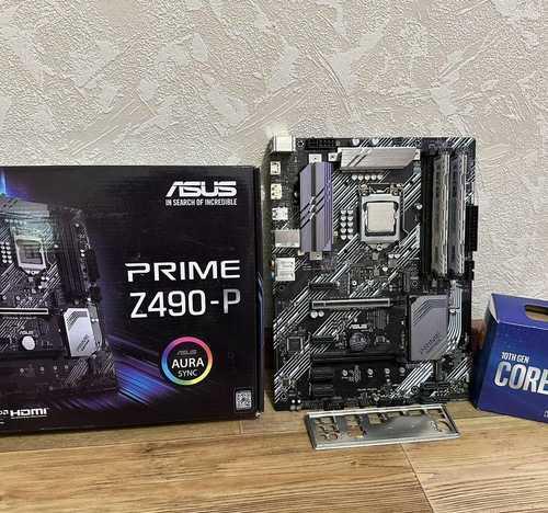 Core i9 10900   Asus Z490-p   16gb