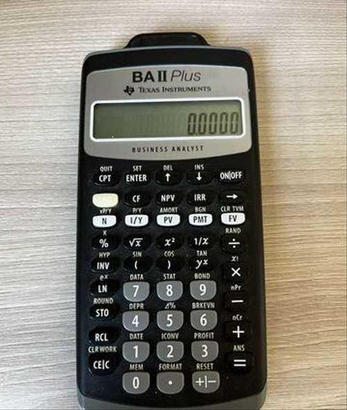 Калькулятор Texas Instruments BA II Plus