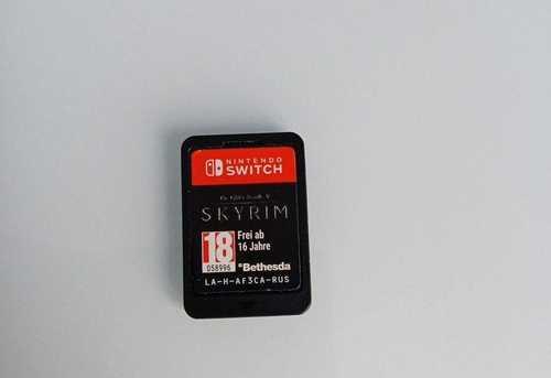 Картридж Skyrim на Nintendo switch (без коробки)