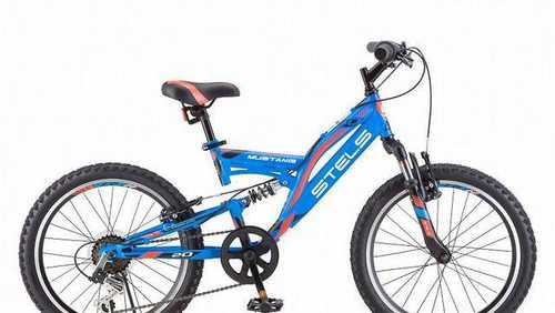 Велосипед 20" stels Mustang V 6-ск. (Синий)