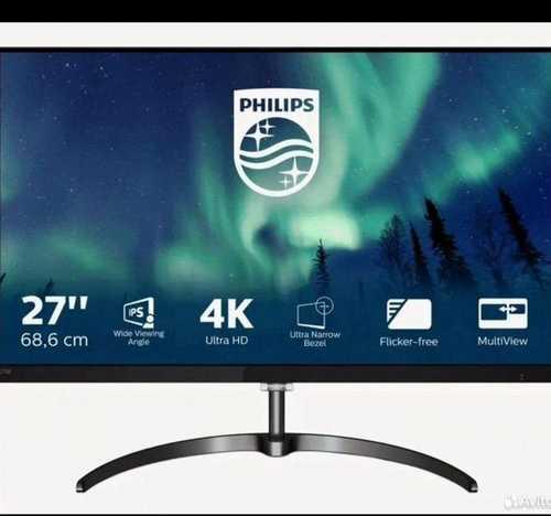 Монитор Philips 276E 27" IPS 4K