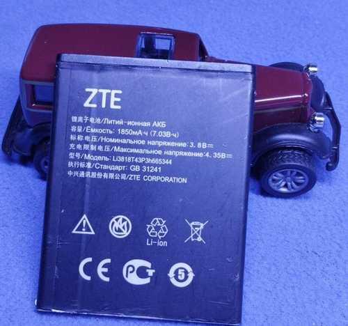 ZTE Li3818T43P3h665344. Аккумулятор. Оригинал