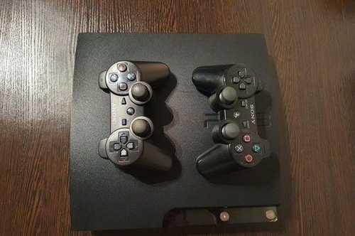 Прошитая Sony playstation PS3 Slim 320Gb отличная