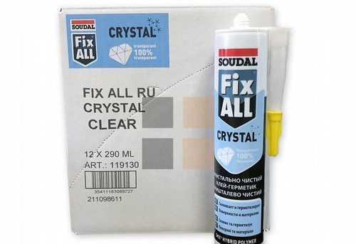 Soudal FIX ALL crystal прозрачный клей-герметик