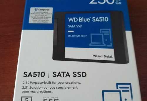 Новый ssd WD blue 250gb