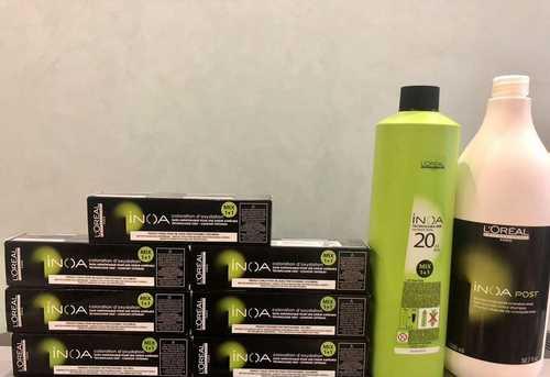 Краска L'oreal Inoa, оксид, шампунь Inoa Post