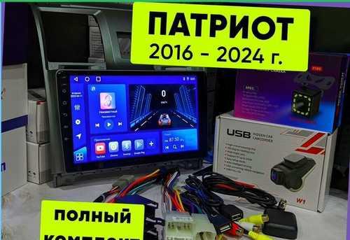 4-64гб UAZ patriot 2016-2024 шгу Магнитола Андроид