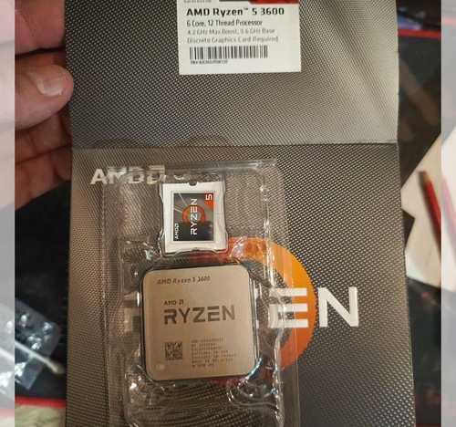 Процессор AMD ryzen 5 3600 box