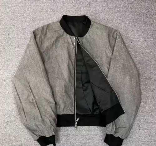 Бомбер cropped basic bomber двусторонний