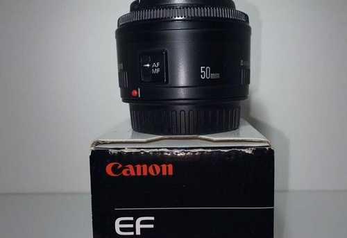 Объектив Canon EF 50 f1.8