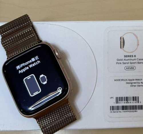 Смарт часы apple watch 6 44mm