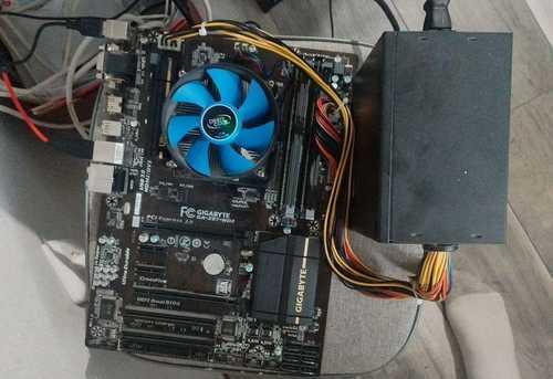 Материнская плата с процессором i7 4770k +16gb