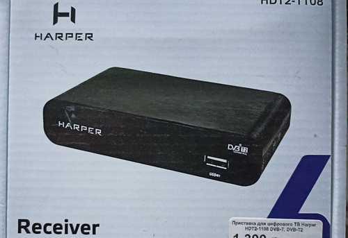 Как новая dvb-t2 тв приставка Harper HDT2-1108