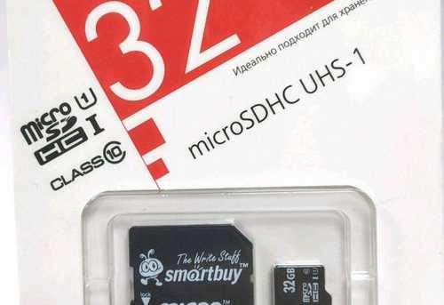 Новая 32 gb microsd,UHS-1(10 class) запечатанная