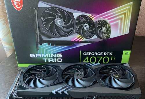 MSI GeForce RTX 4070 Ti gaming trio