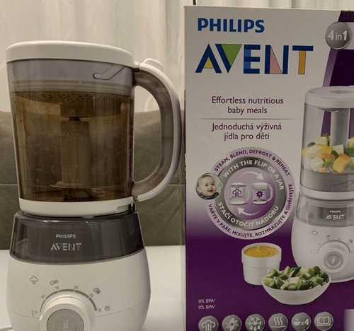 Пароварка блендер philips avent 4 в 1