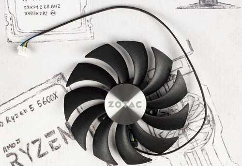 Вентилятор для Zotac RTX 3060, 3070TI 100мм