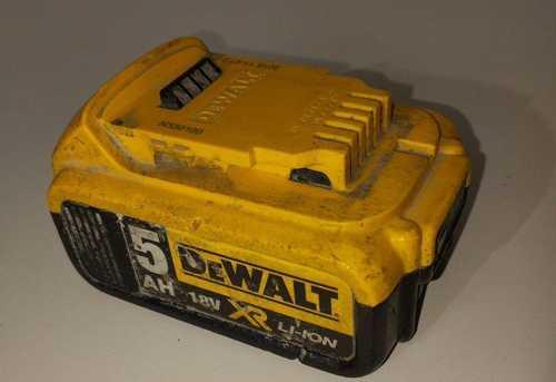 Аккумулятор DeWalt 18V 5AH