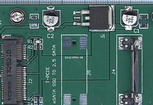 Переходник SSD на 2.5 SATA mini PCI-E