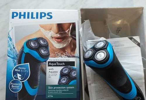 Бритва Philips AquaTouch AT756/16