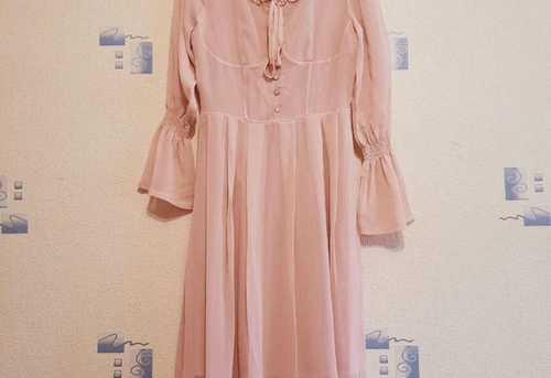 Вечернее платье розовое, 42 (S) размера