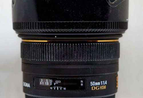 Sigma 50mm f/1.4 для Sony А