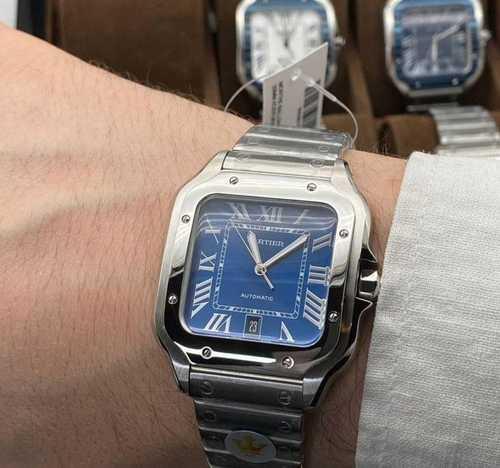 Часы мужские Cartier c гарантией год