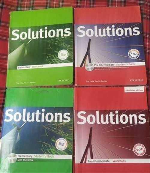 Solutions elementary 1. Solutions учебник по английскому. Учебник по англ Solutrions 2 зелёный. Starlight 9 Workbook. Учебник по английскому и рабочая тетрадь пре интермедиат Оксфорд.