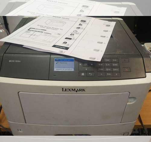 Принтер Lexmark MS510dn -мажет при печати