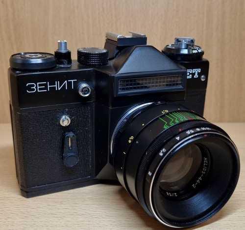 Фотоаппарат Зенит ет объектив helios-44-2 2-58