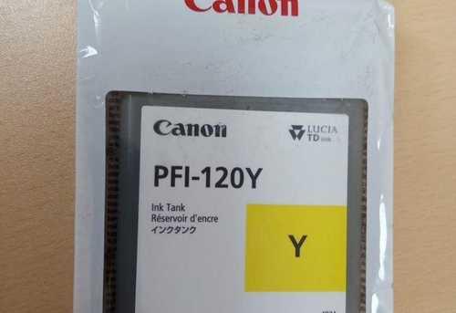 Картридж Canon PFI-120 2888C001 желтый оригинал