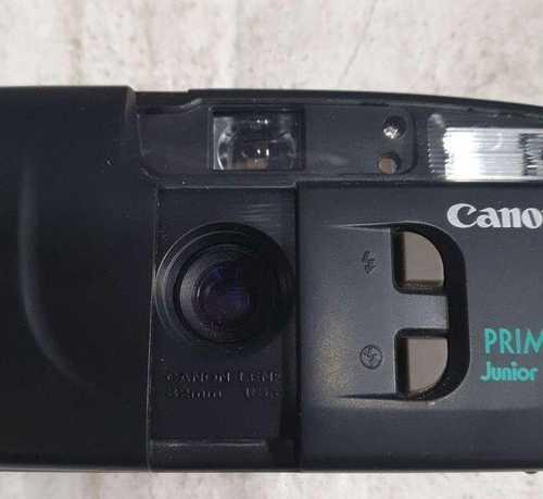 Плёночный фотоаппарат canon prima junior dx