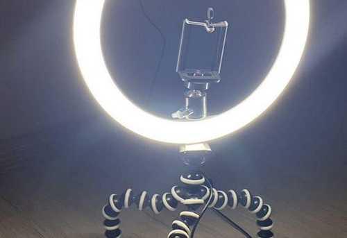 Настольная кольцевая лампа