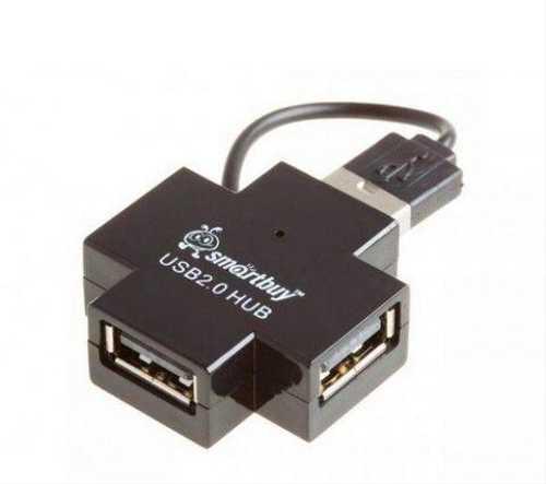 USB хаб SmartBuy sbha-6900-B, голуб