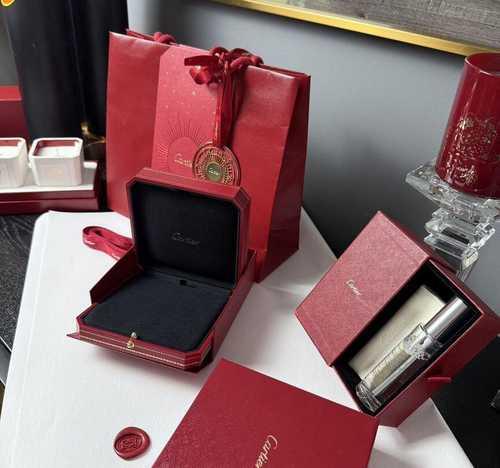 Коробка оригинал для кулона подвески Cartier