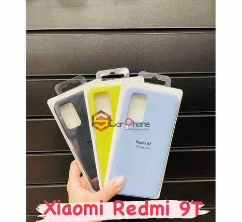 Чехол-накладка Xiaomi redmi 9T, Silicone case фиол