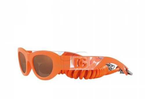 Солнцезащитные очки Dolce & Gabbana оранжевые
