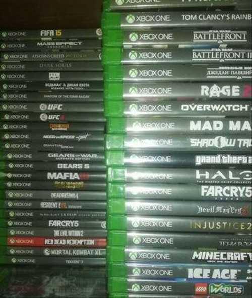Игры на дисках Xbox One