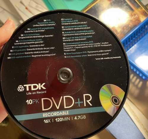 Болванки dvd r диски 7 шт