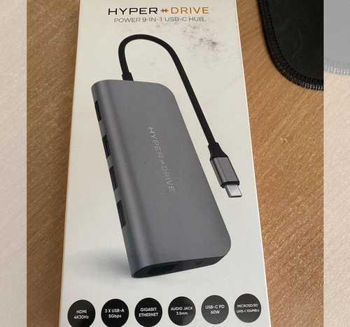 Мульти Хаб HyperDrive power 9-in-1 USB-C hub