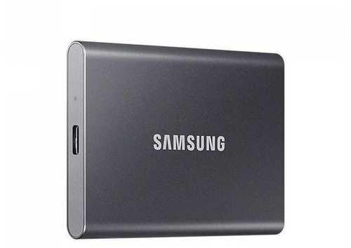Портативный SSD Samsung T7 500Гб серый