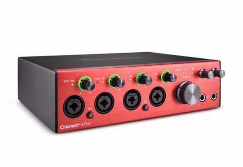 Clarett+4Pre Аудио интерфейс USB, Focusrite