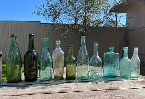 Старинные бутылки, царские
