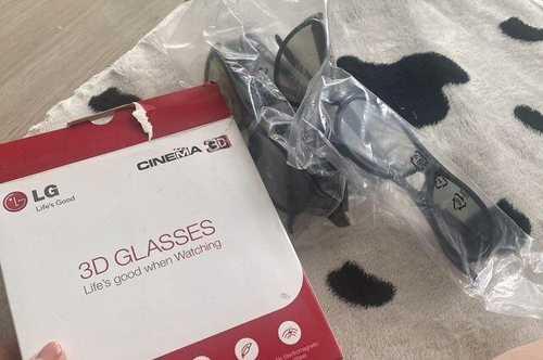 LG 3D Glasses watching 3д очки