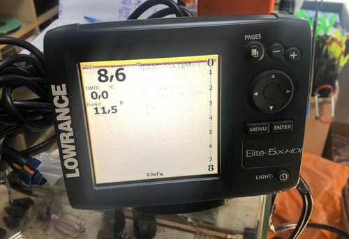 Эхолот lowrance elite-5x hdi