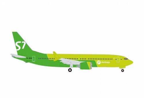 534260 Самолет S7 Airlines Boeing 737 Max 8 1:500